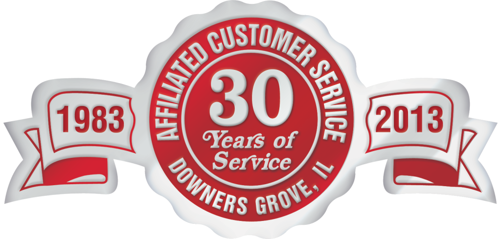 30 Year Ribbon | Affiliated Customer Service Inc. | Sales - Service ...